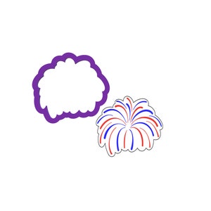 Fireworks Cookie Cutter Firework Cookie Cutters 4th of July Cookie ...