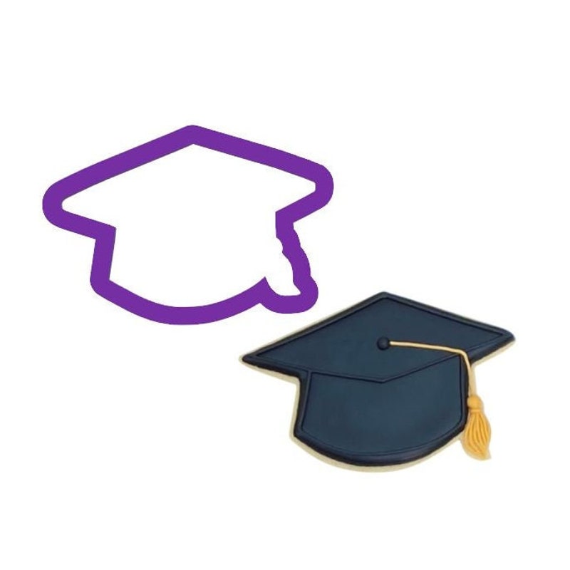Graduation Cap Cookie - Etsy