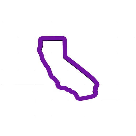 California Cookie Cutter State Cookie Cutters United | Etsy