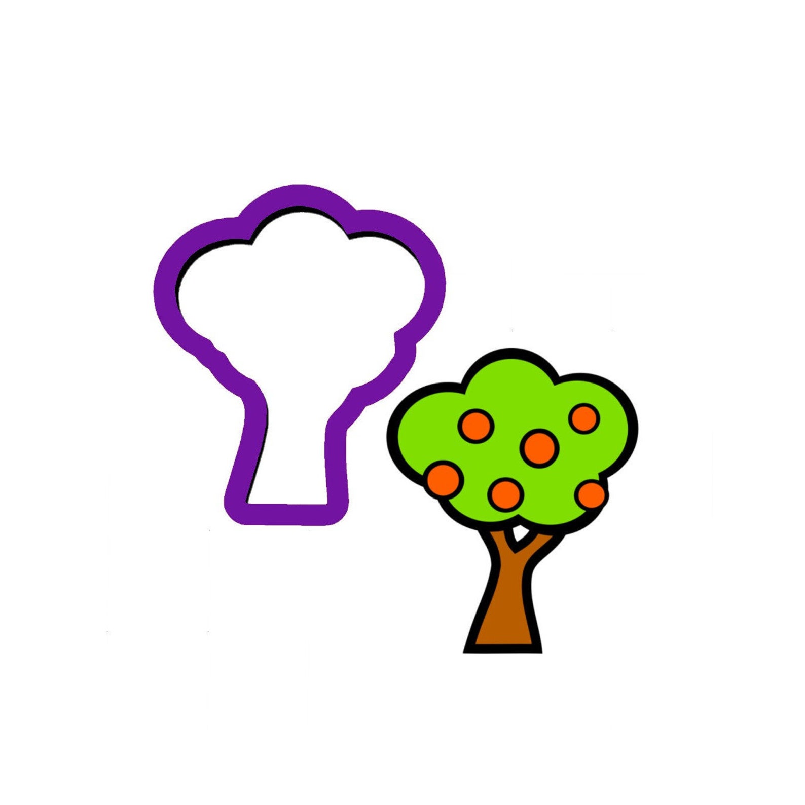 Apple Tree Cookie Cutter - Plant Cookie Cutters - Spring Cookie Cutters ...