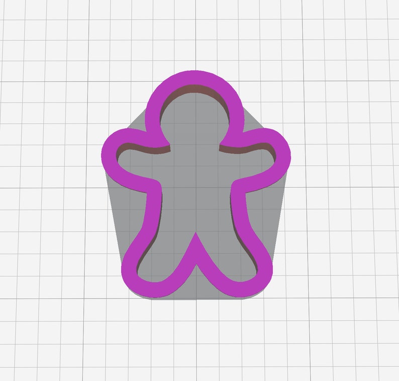 Gingerbread Man Cookie Cutter Stick Figure Cookie Cutter - Etsy