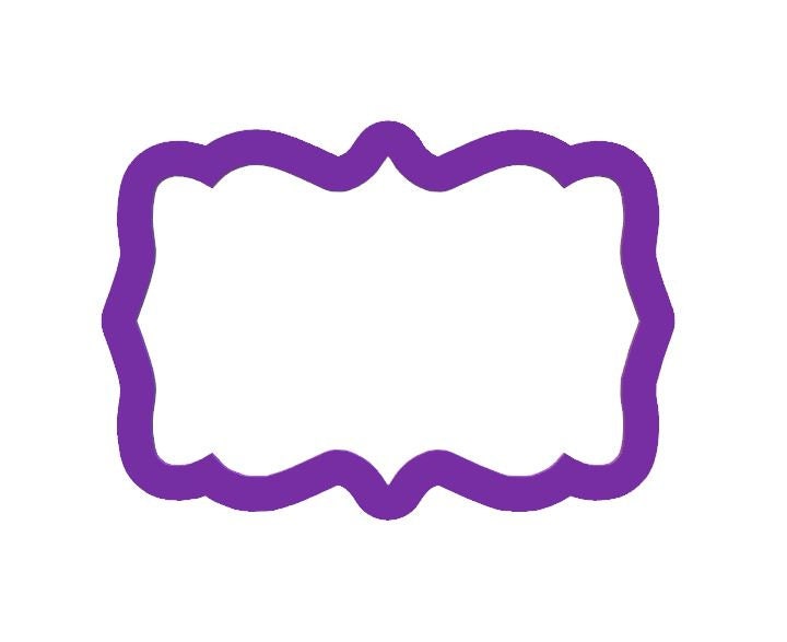 Rectangle Plaque Cookie Cutter Shapes Cookie Cutters | Etsy