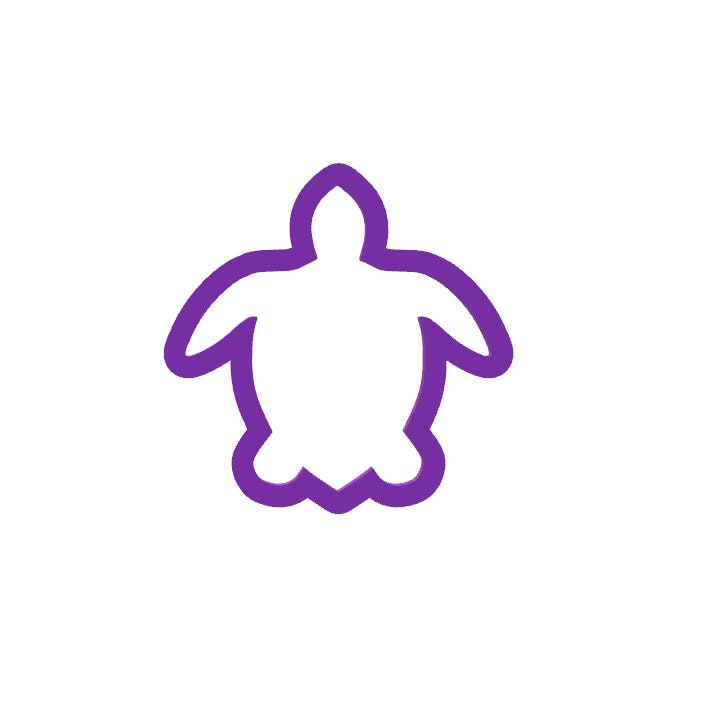 Sea Turtle Cookie Cutter Animal Cookie Cutters Fondant Cutters Cookie ...