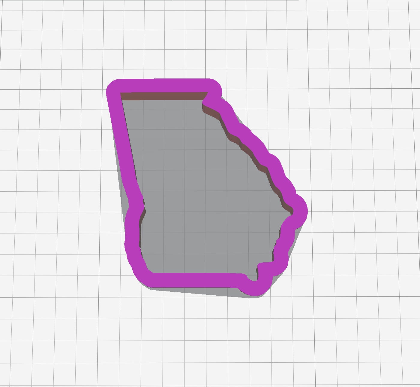 Georgia Cookie Cutter State Cookie Cutters United States - Etsy