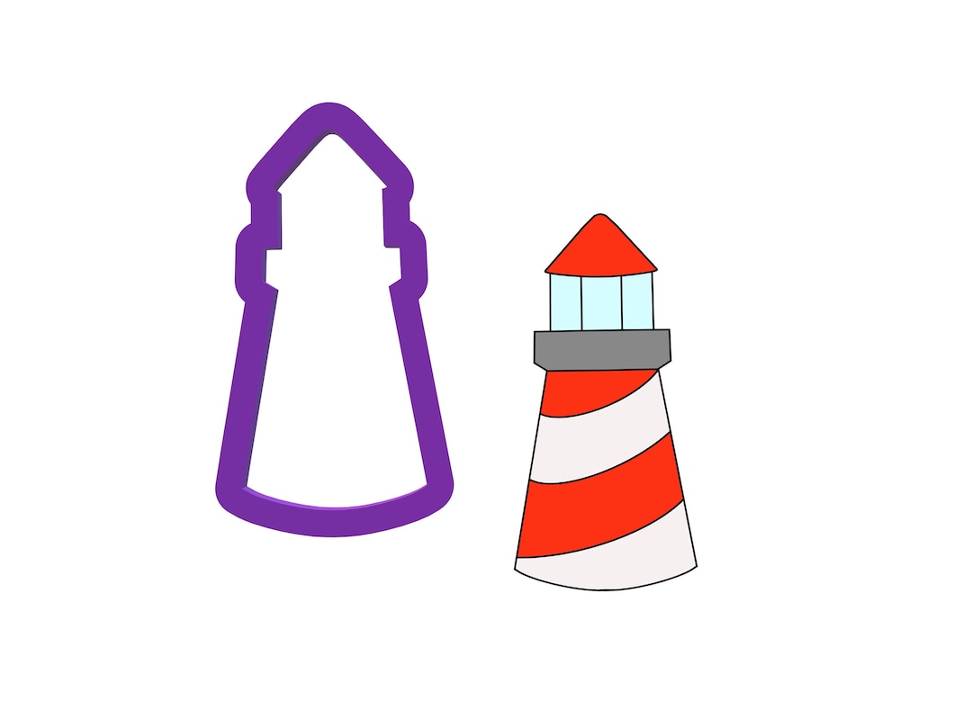 Lighthouse Cookie Cutter - Ocean Cookie Cutters - Sailor Cookie Cutter ...