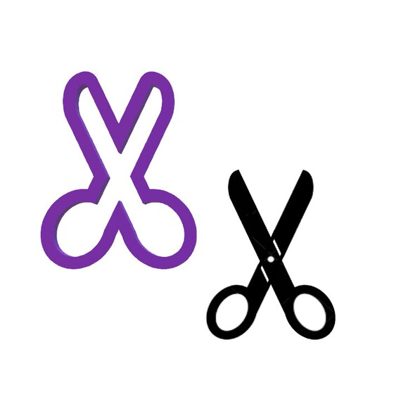 Scissors Cookie Cutter School Cookie Cutters Artist Cookie - Etsy