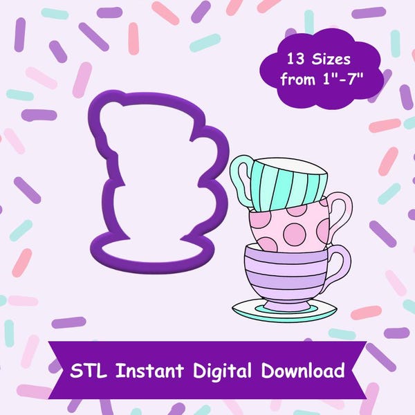 Teacup Stack - Etsy