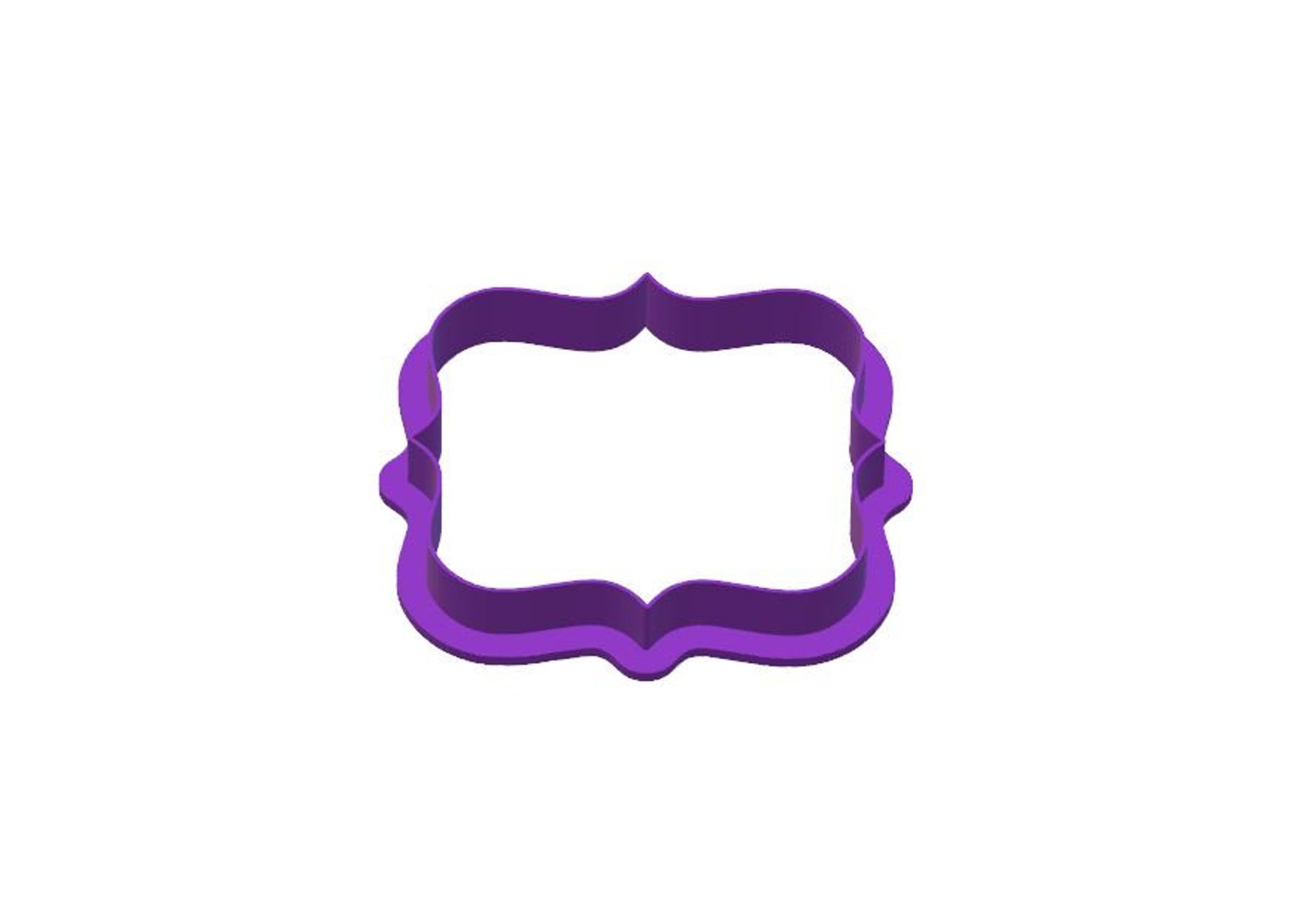 Square Plaque Cookie Cutter Shapes Cookie Cutters Polymer - Etsy