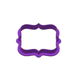 Square Plaque Cookie Cutter - Shapes Cookie Cutters - Polymer Clay ...