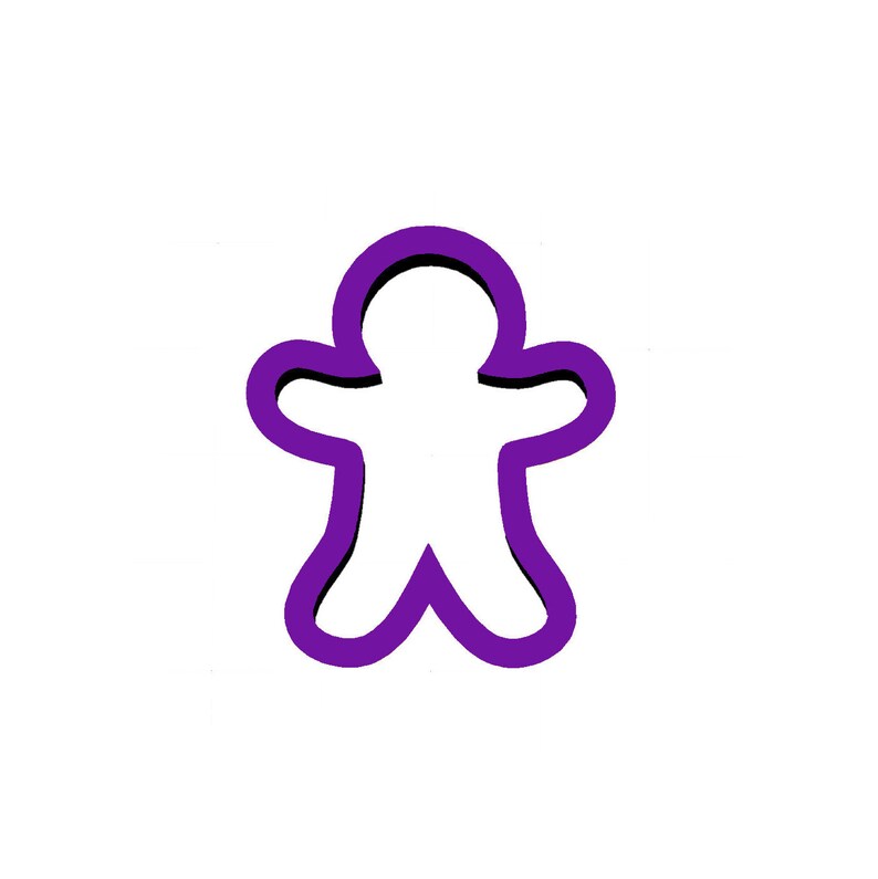 Gingerbread Man Cookie Cutter Stick Figure Cookie Cutter - Etsy UK
