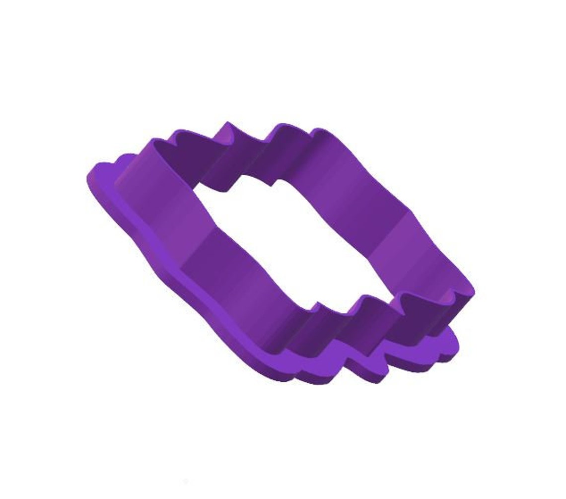 Rectangle Plaque Cookie Cutter Shapes Cookie Cutters | Etsy