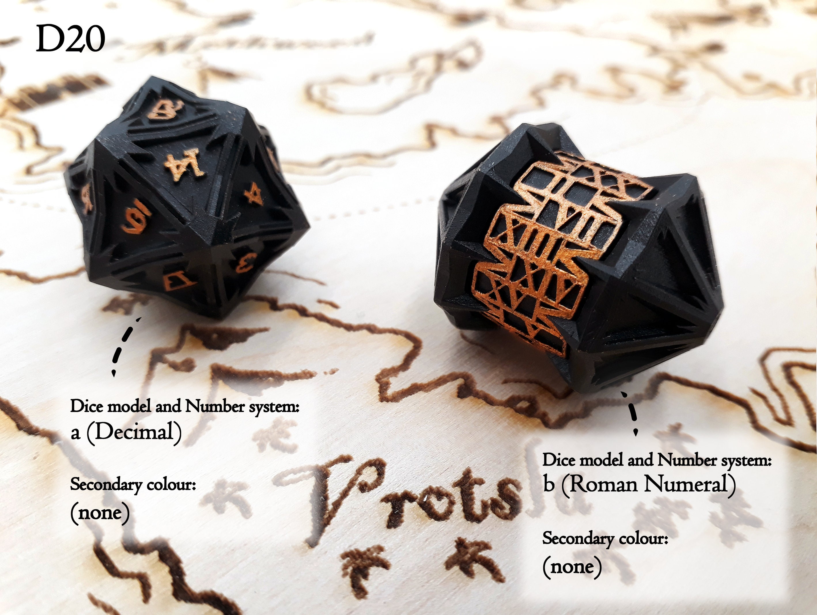 D20 From the Dark Relic Dice Set Dungeons and Dragons | Etsy