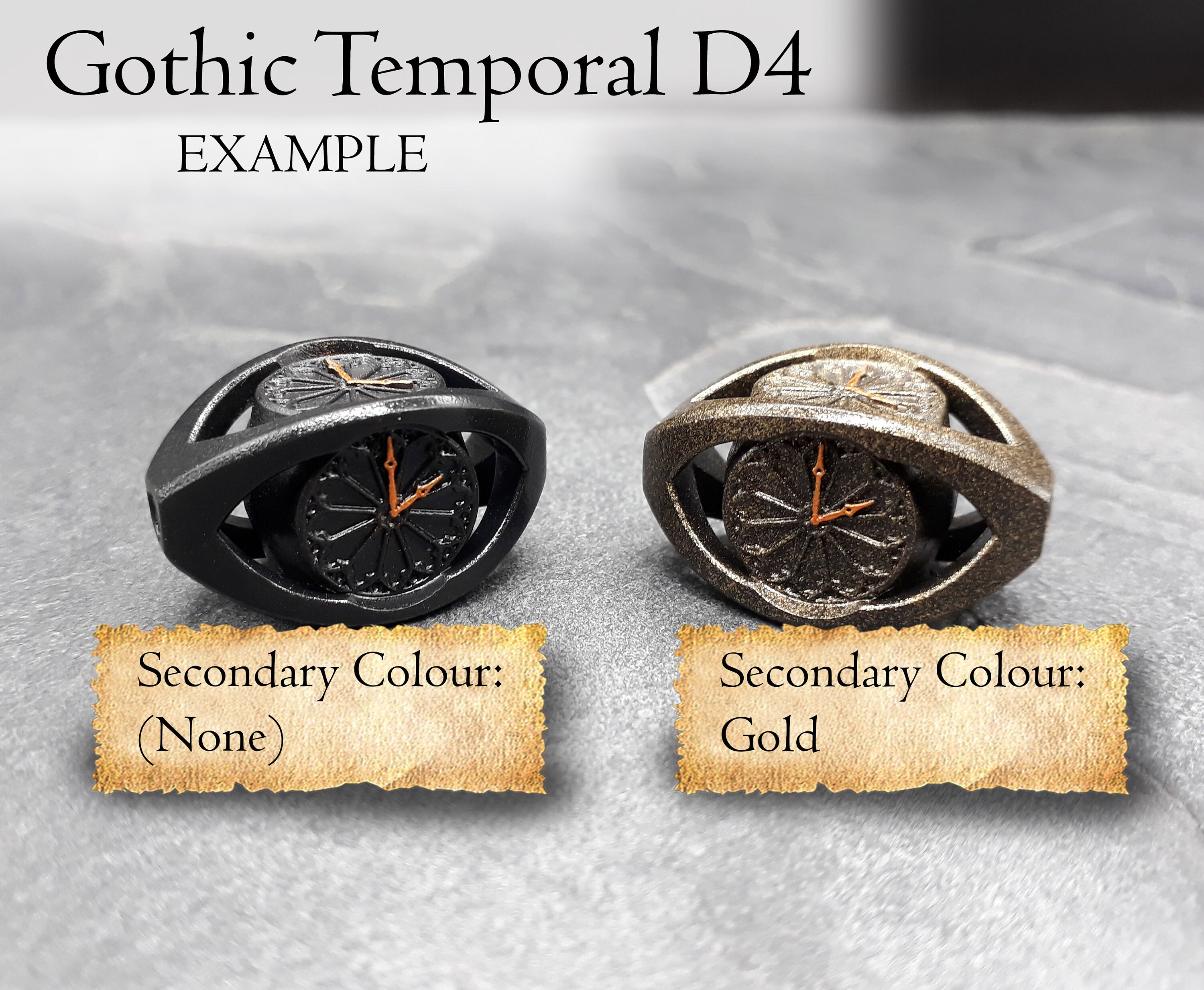 Gothic Temporal Dice set Full Dungeons and Dragons | Etsy