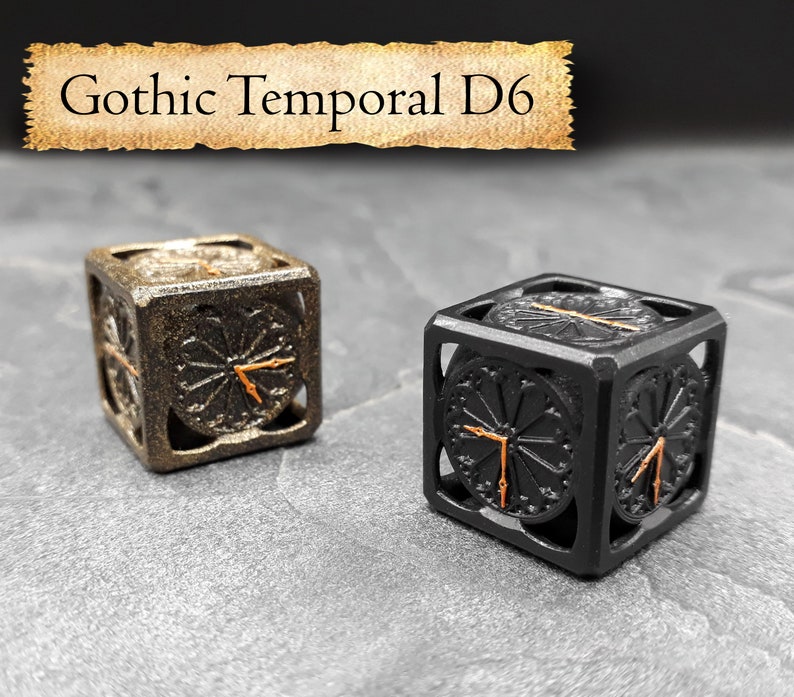 Gothic Temporal Dice Set (full) | Dungeons and Dragons | DND Dice Set ...