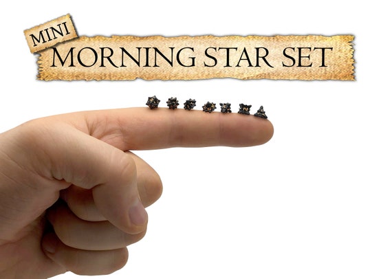 Mini Morning Star Dice Set full Dungeons and Dragons DND - Etsy