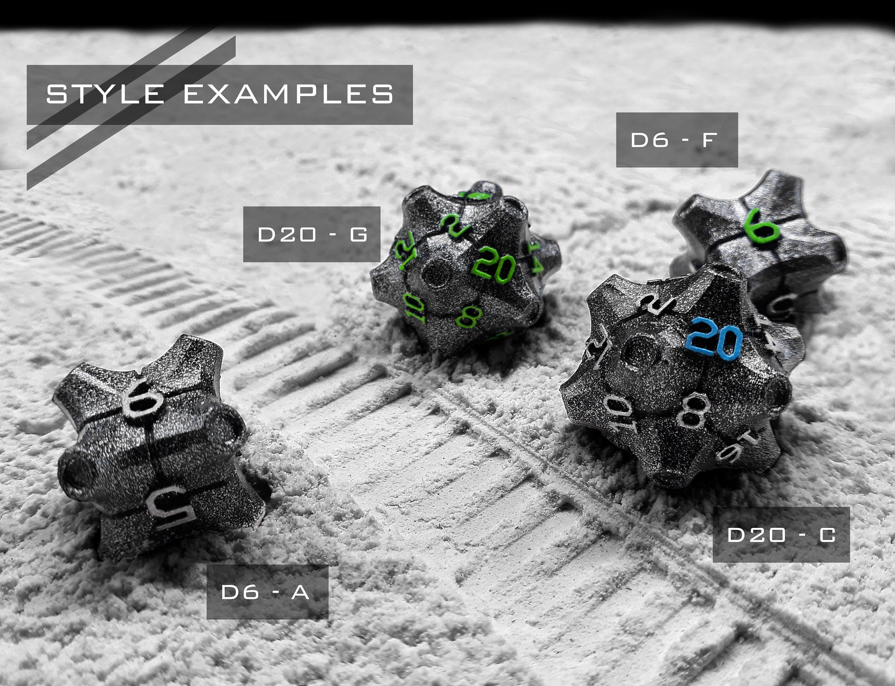 D20 From the Lunar Artefact Set Dungeons and Dragons DND | Etsy