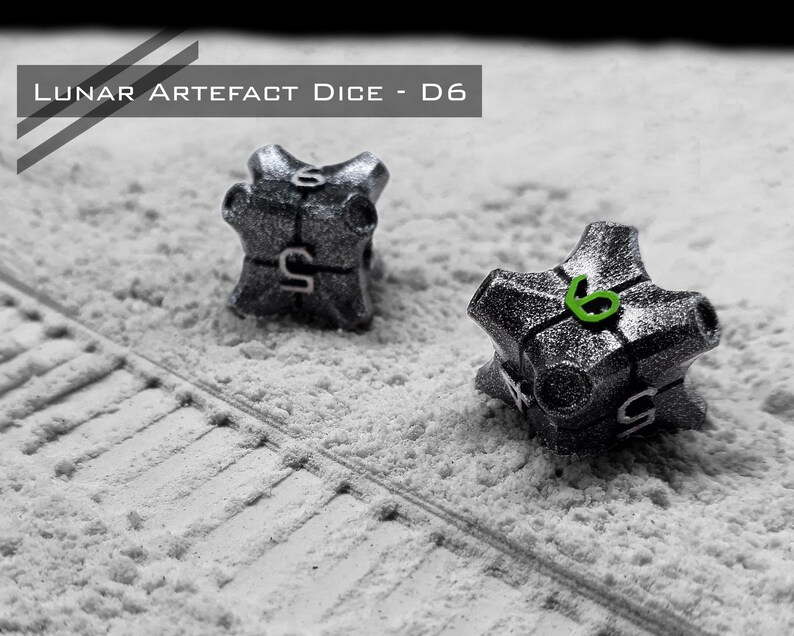 D6 From the Lunar Artefact Set Dungeons and Dragons DND - Etsy UK