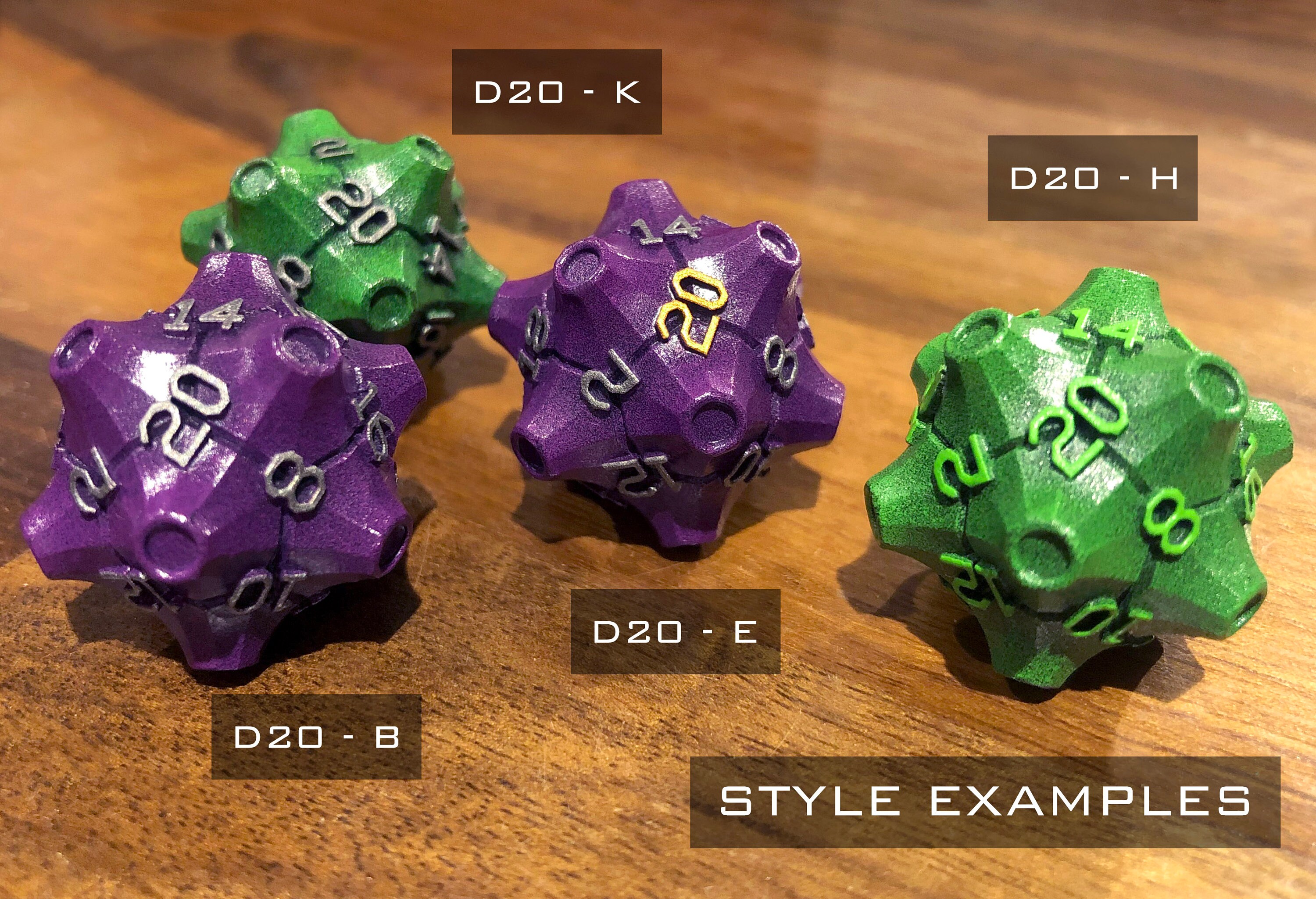 D20 From the Lunar Artefact Set Dungeons and Dragons DND | Etsy