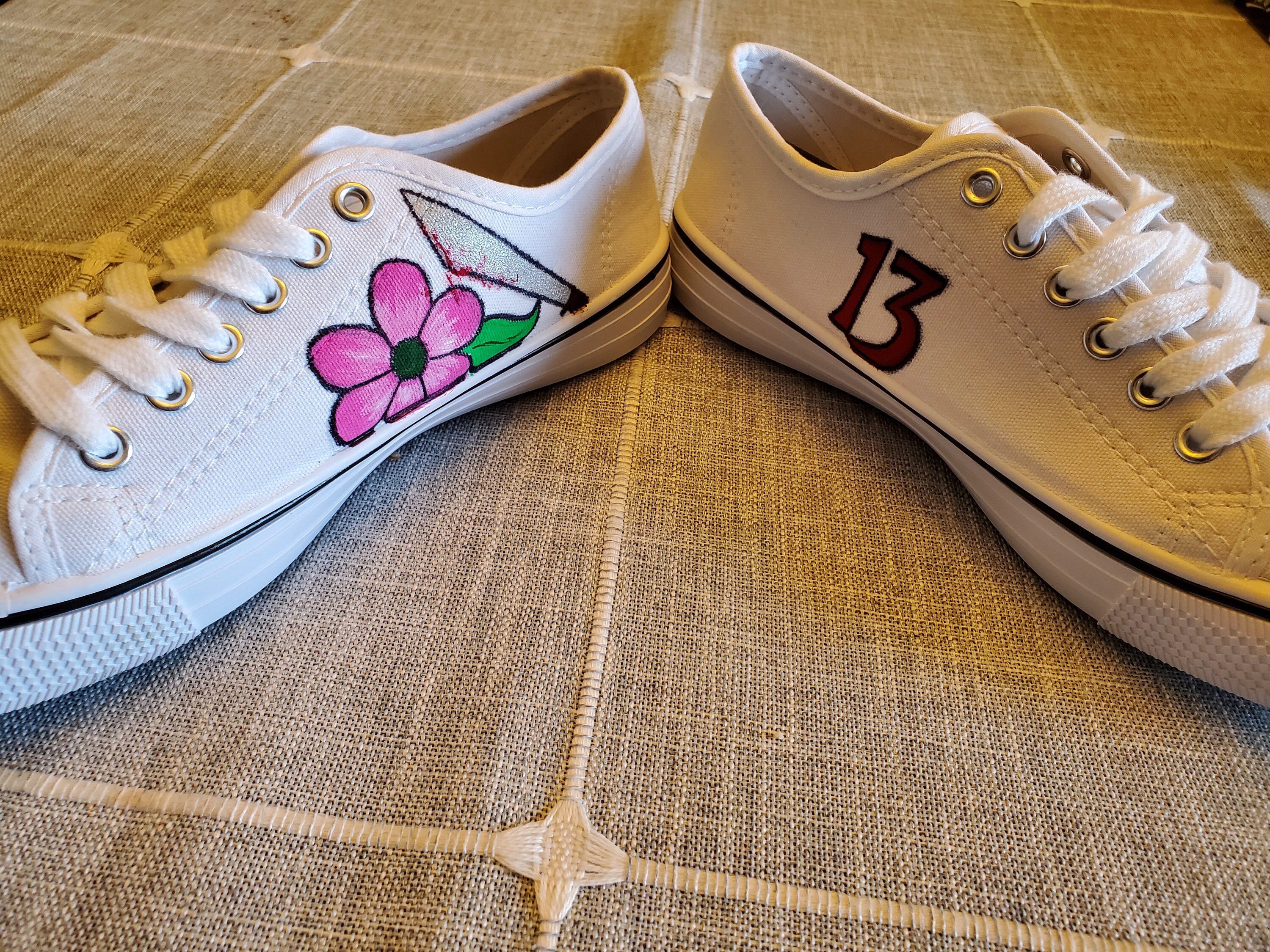 Handpainted Jason Voorhees Shoes - Etsy