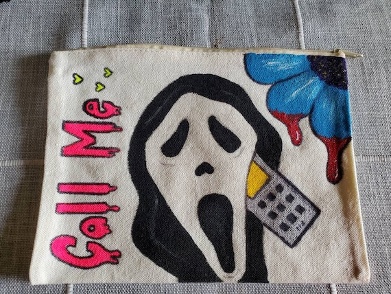 Handpainted Scream Ghostface Bag - Etsy