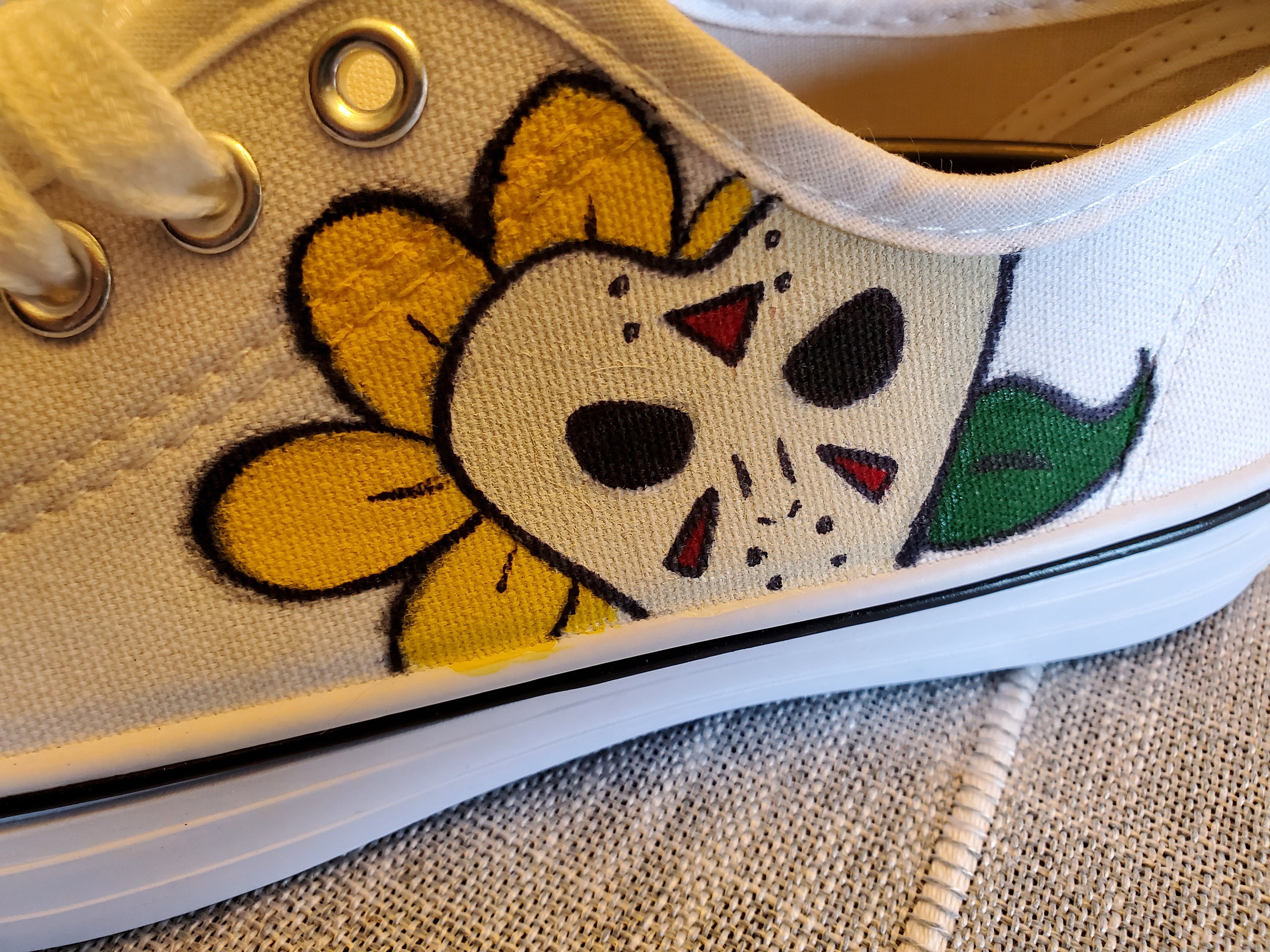 Handpainted Jason Voorhees Shoes - Etsy