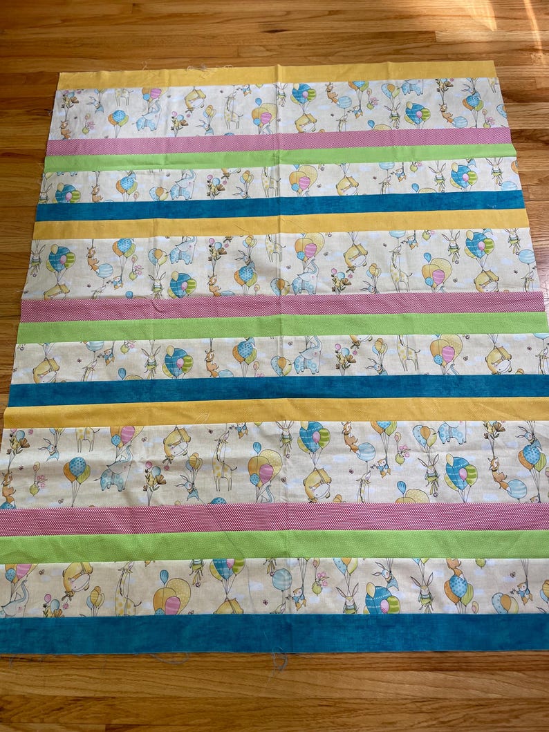 Air Balloon Baby Quilt Top and Backing - Etsy