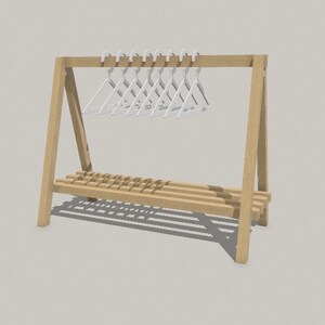 Mini Clothes Rack STL Digital File - Etsy