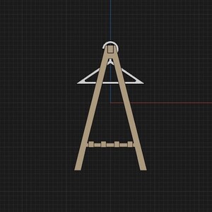Mini Clothes Rack STL Digital File - Etsy