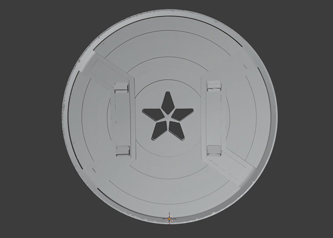 Captain America Shield STL File - Etsy Israel