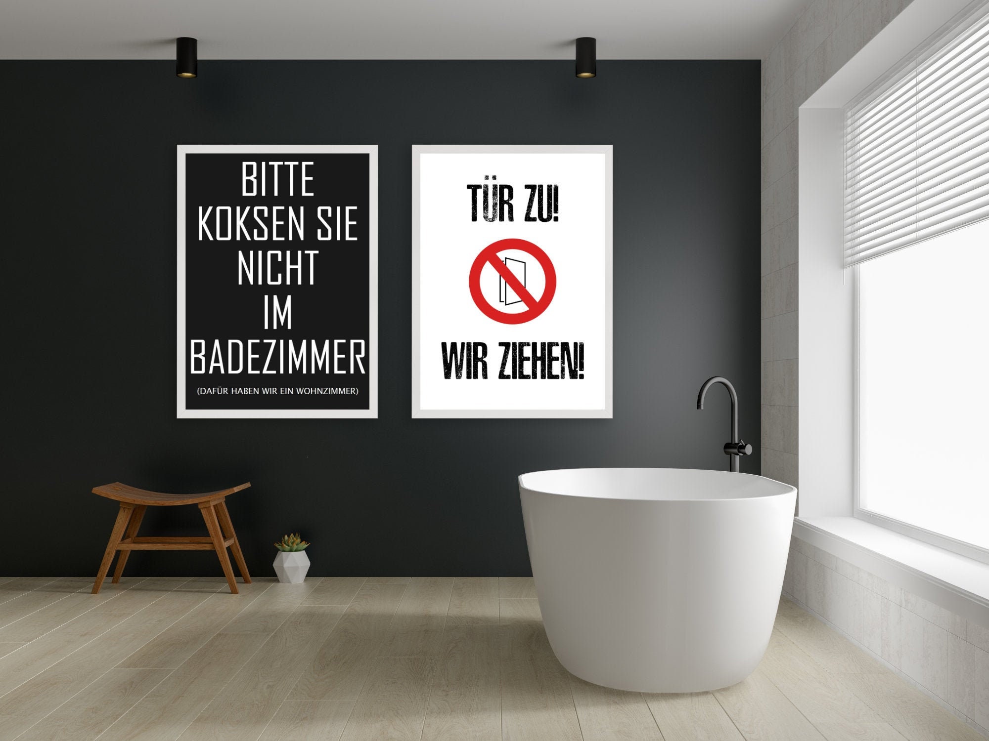 Poster "nice Butt" Art Print A3 With or Without Frame in Black and ...