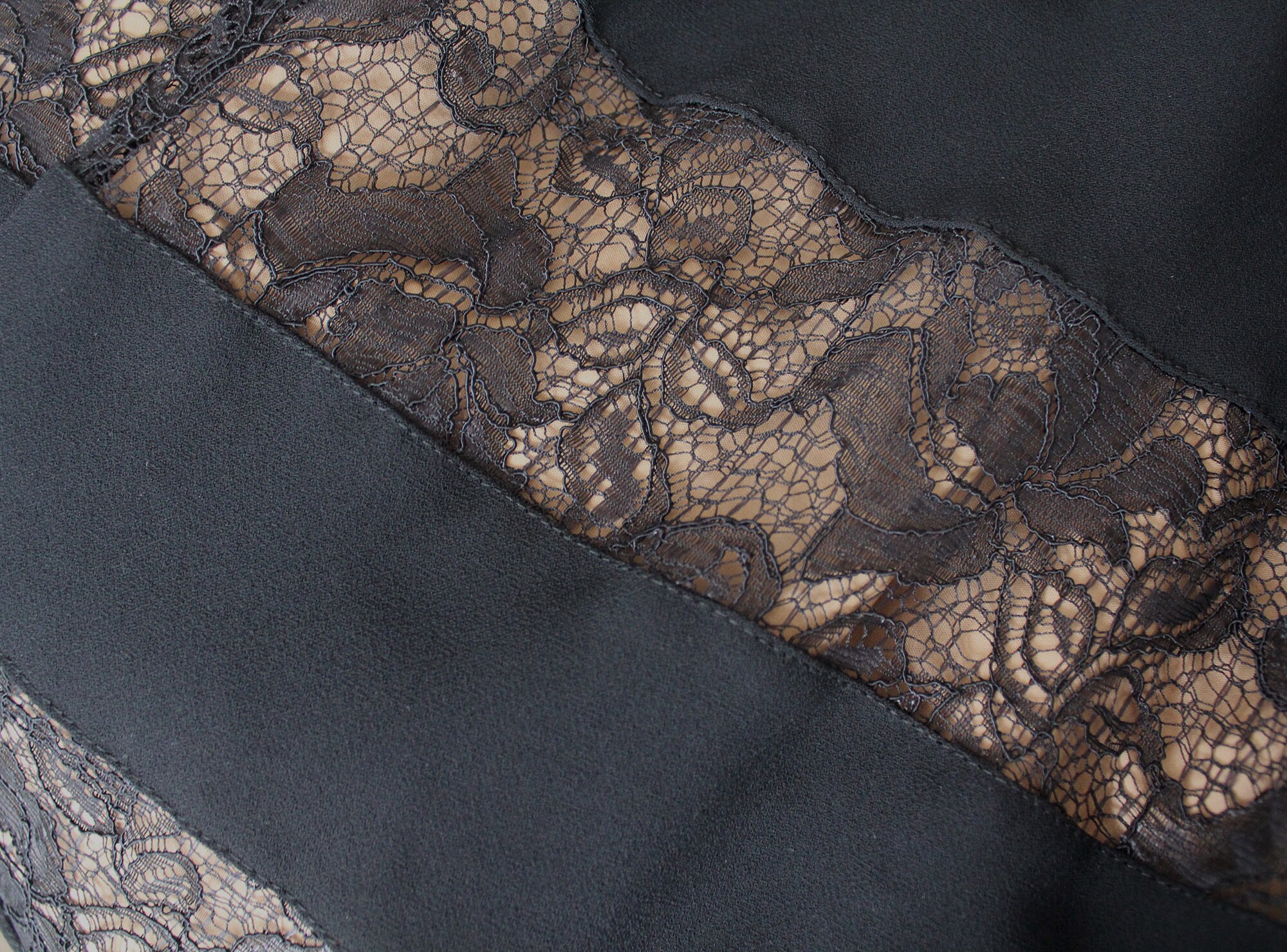 Melrose England Ethically Made in England Black Lace CAMINO Dress ...