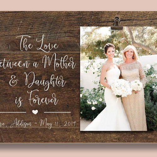 Mother of the Bride Gift From Daughter Personalized Wedding - Etsy