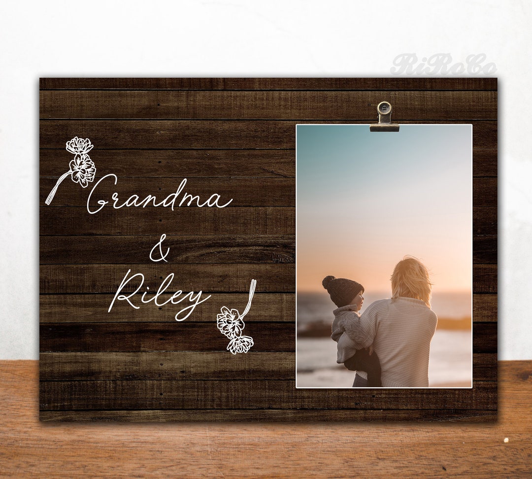 GRANDMA FRAME, Mother's Day Gift for Grandma, Grandma and Me ...