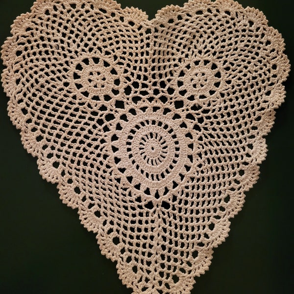 Heart Shaped Doilies - Etsy