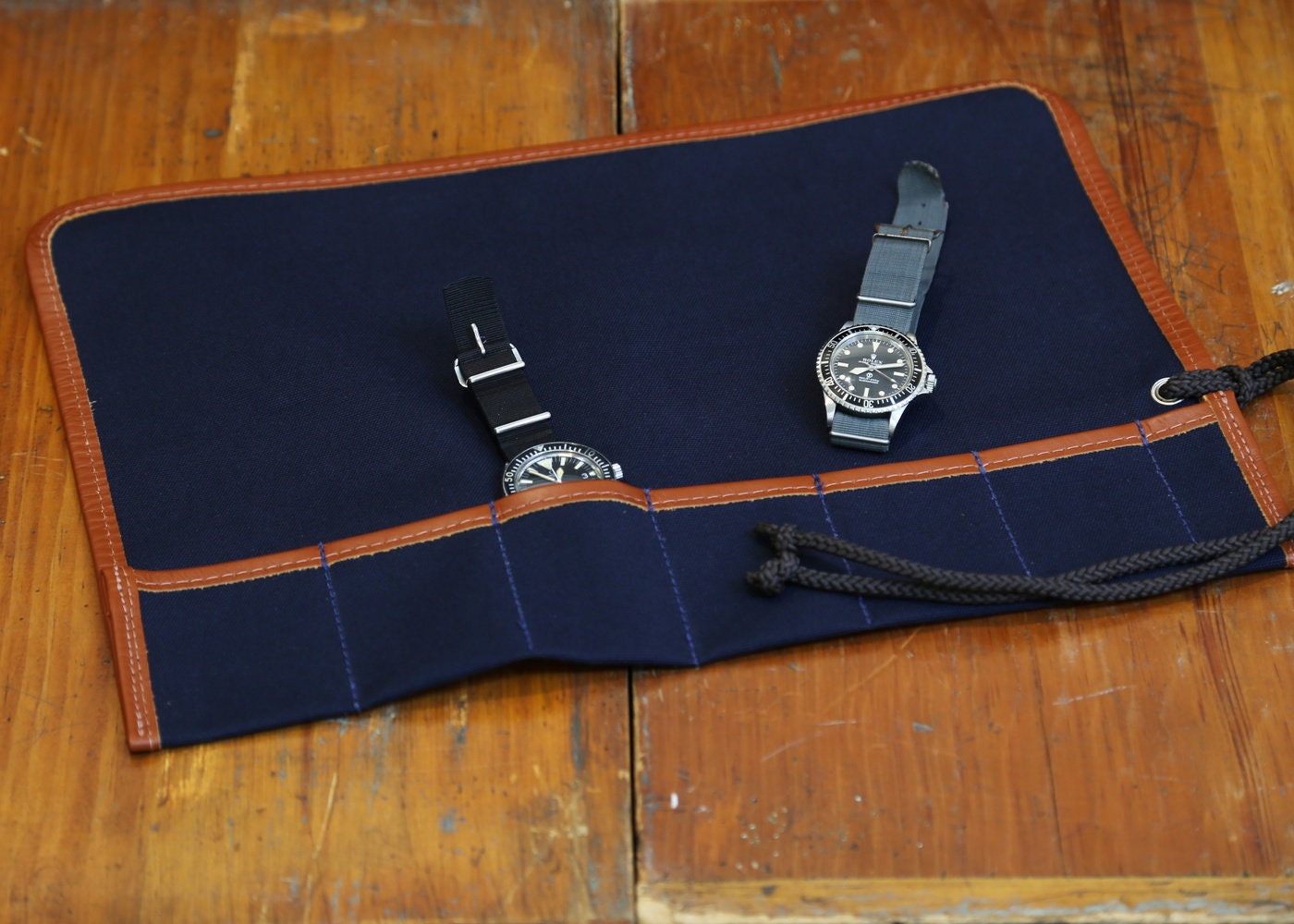 Grahame Fowler Hand Crafted Canvas Watch Roll Various Colors - Etsy
