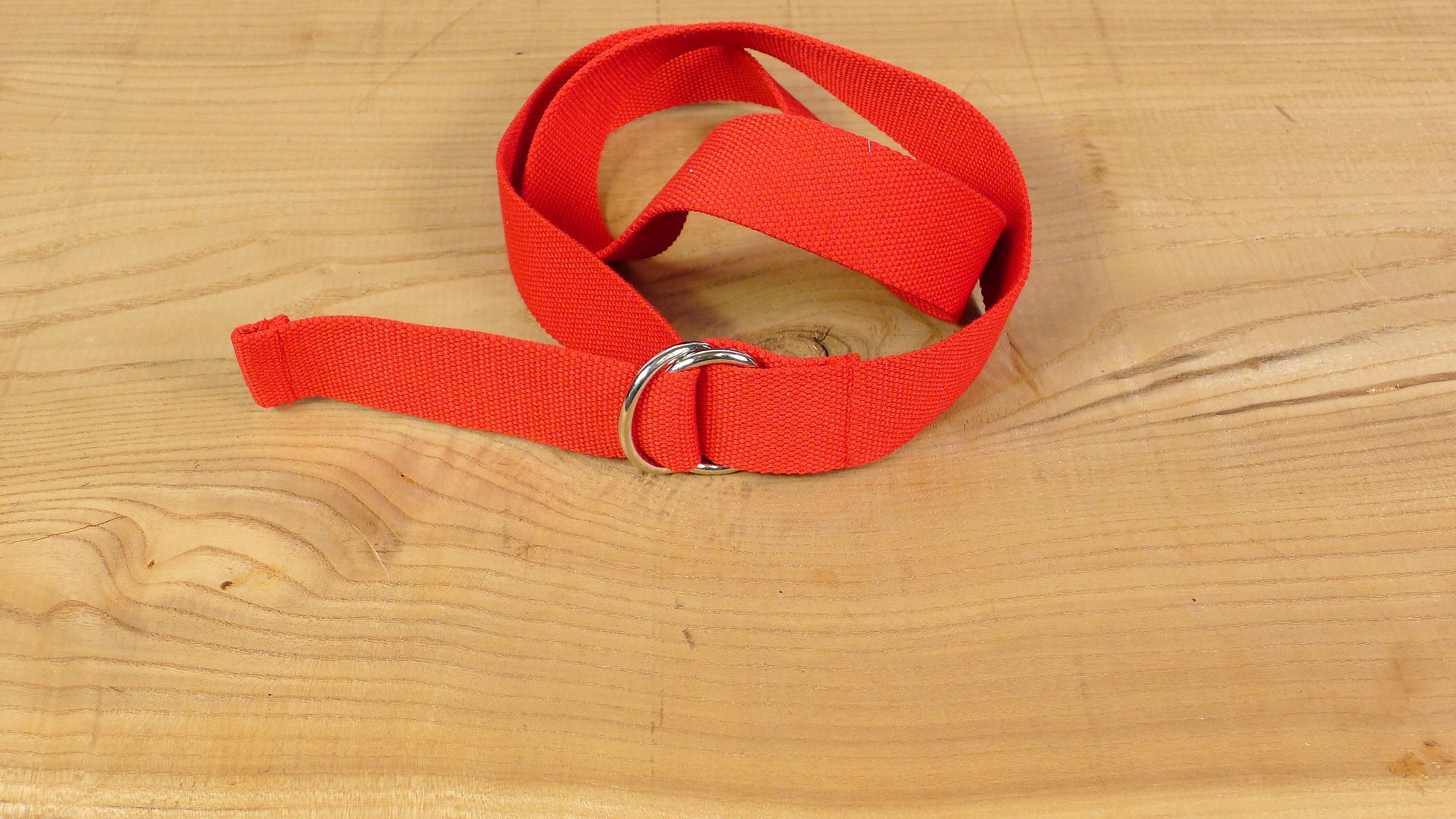 Red Cotton D Ring Belt see Sizes - Etsy