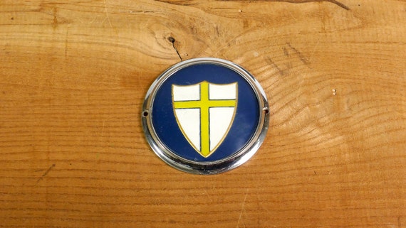 1950's Heraldic Motif Car Grill Bumper Badge | Etsy