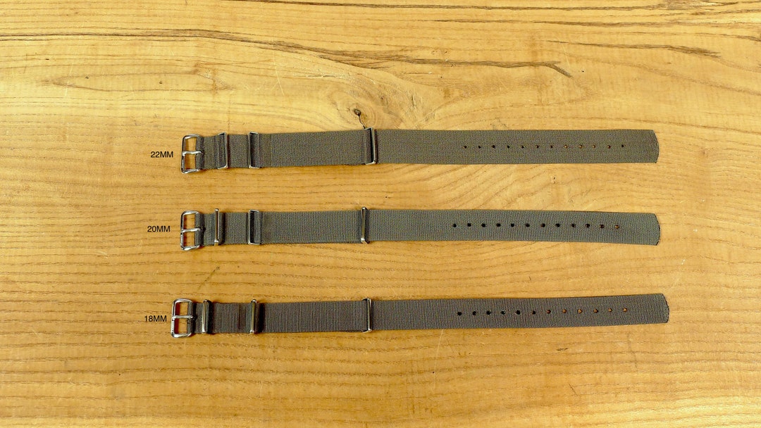 Mike Phoenix Olive Military Regimen Watch Strap New OTAN (various Sizes ...