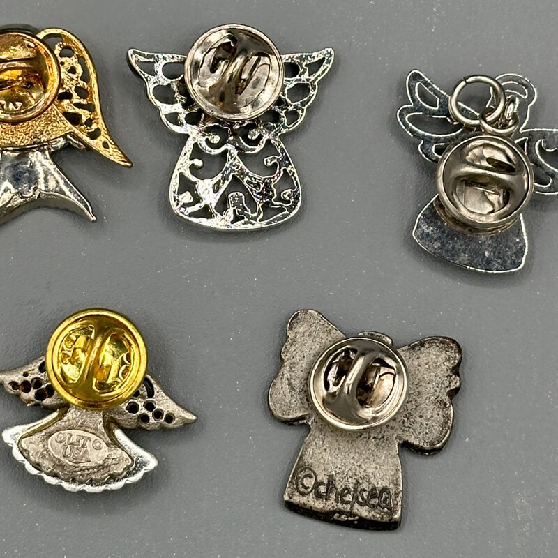 Gold Angel Pin - Etsy