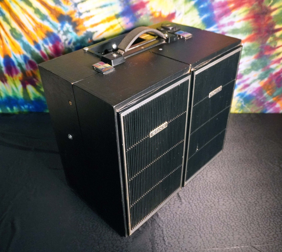 Handmade Bluetooth Boombox Made From Vintage Sony Reel to Reel Player ...
