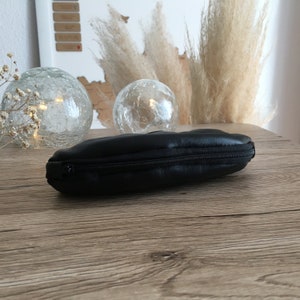 Large Retro Coin Purse With Gold Click-clack Clasp - Vintage Genuine ...
