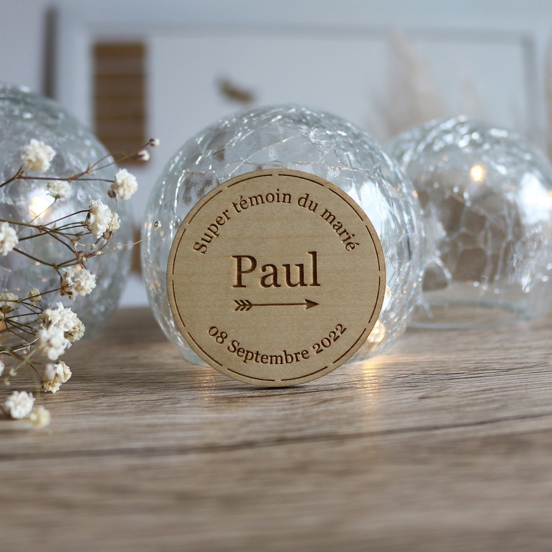 Badge Super Witness of the Groom Badge Wedding Personalized Witness ...