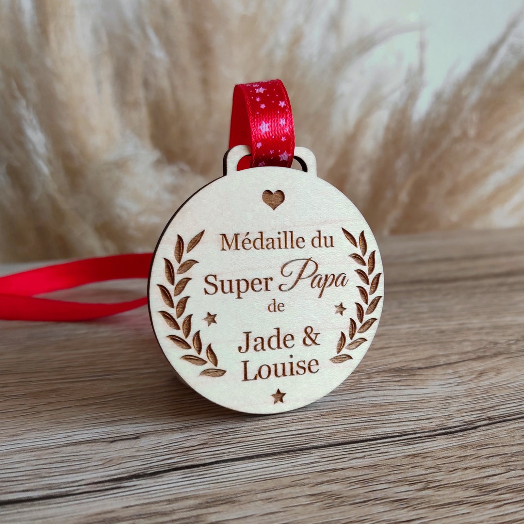 Super Dad Medal - Father's Day Gift - Super Dad - Personalized ...