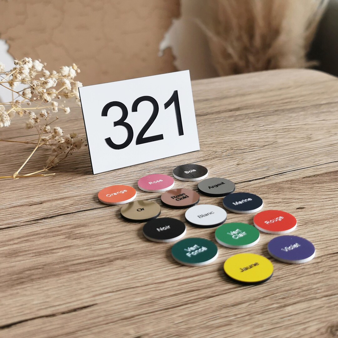 3-digit Mailbox Plate - Personalized Mailbox Engraving 3 Digits 5 Cm X ...