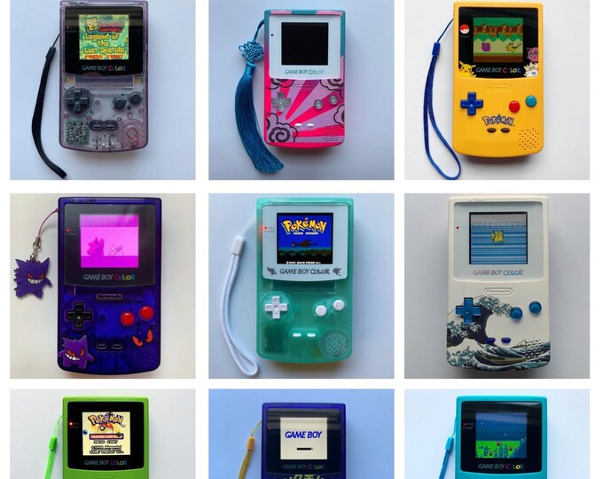 Build Your Own Gameboy Color : Custom Color Backlit Standard IPS ...