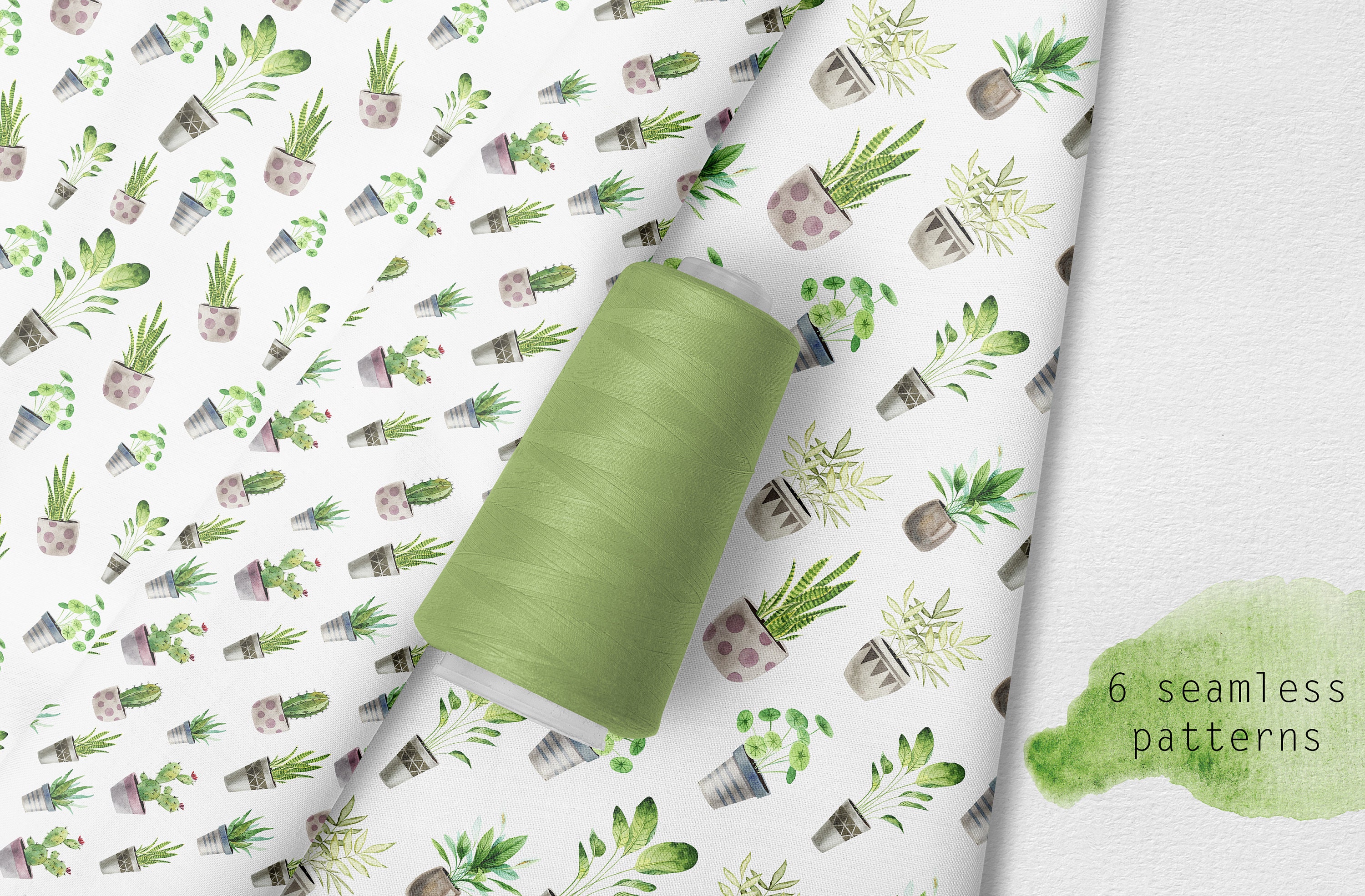 Watercolor Indoor Plants Clipart. House Greenery. Wedding | Etsy