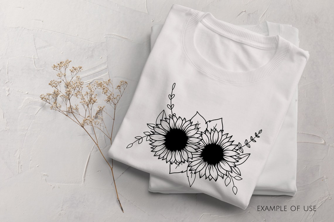 Sunflowers SVG Floral Bundle Svg Flowers SVG Sunflowers - Etsy