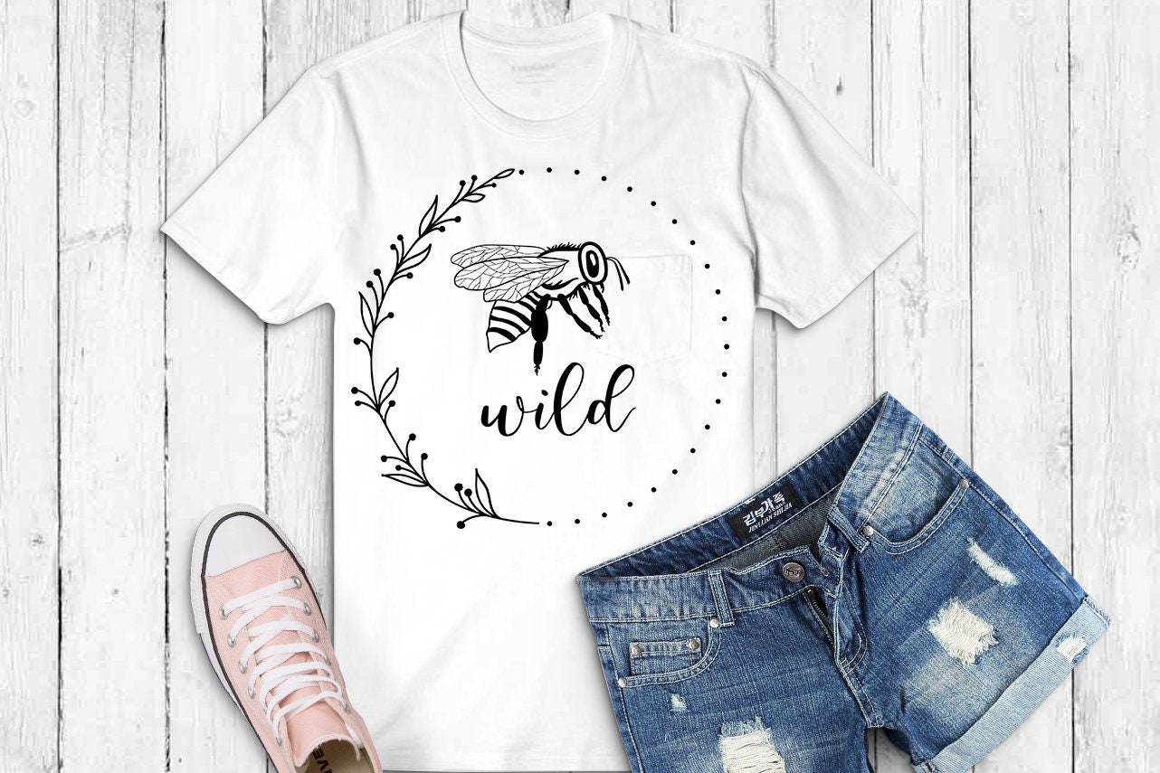 Bee Wreath SVG Bees SVG Bundle Bee Line Art Bee Kind Bee | Etsy