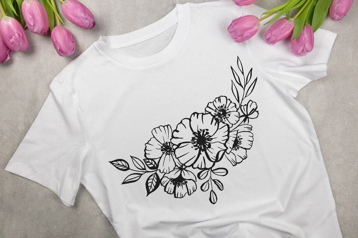 Flowers Svg Floral Arrangements Svg Bouquet Svg Flower Svg - Etsy