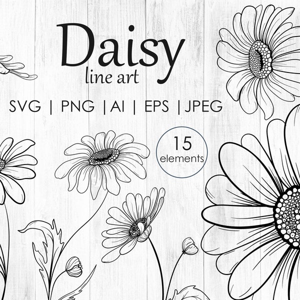 Daisy Svg - Etsy